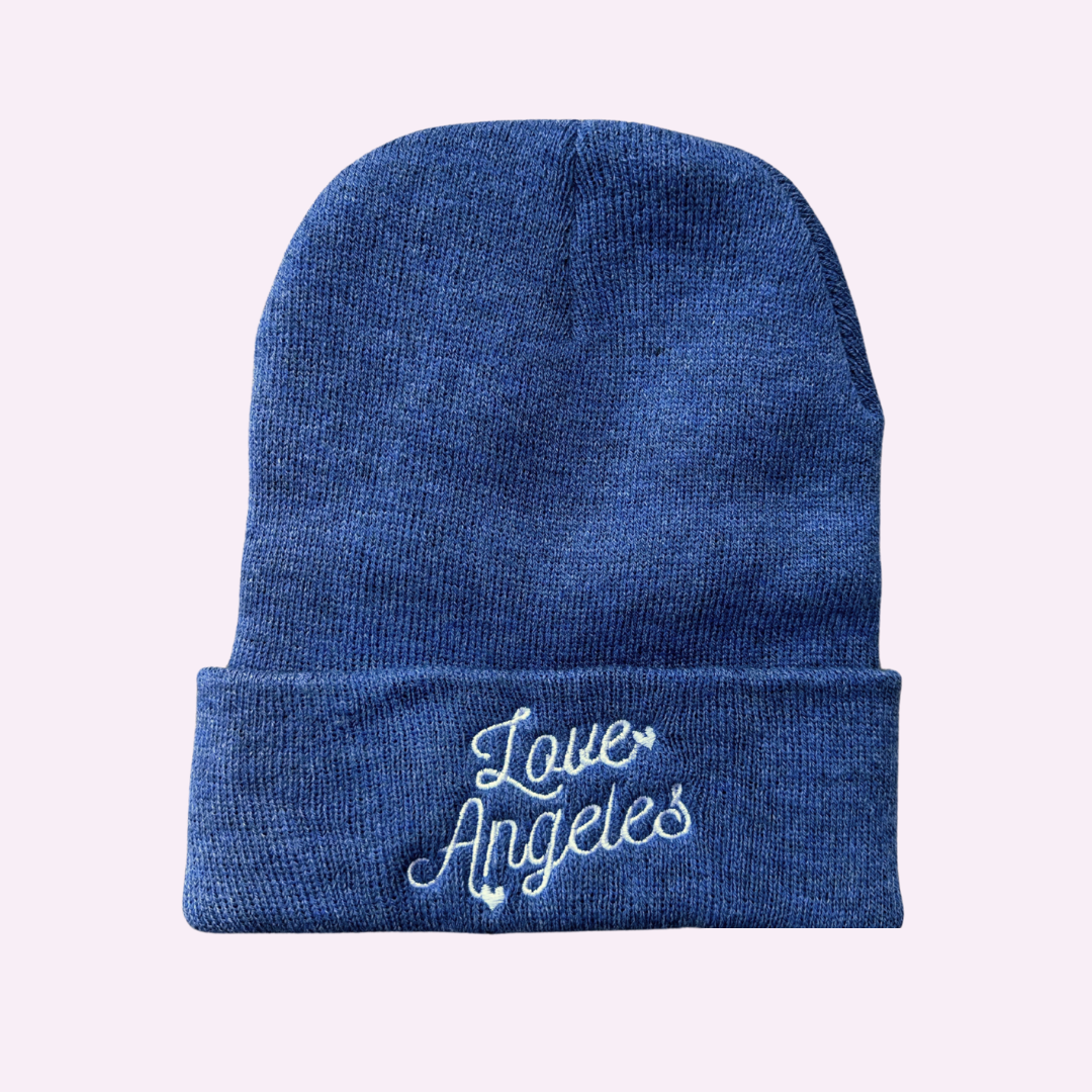 LOVE ANGELES ♡ embroidered beanie – BFFS & BABES