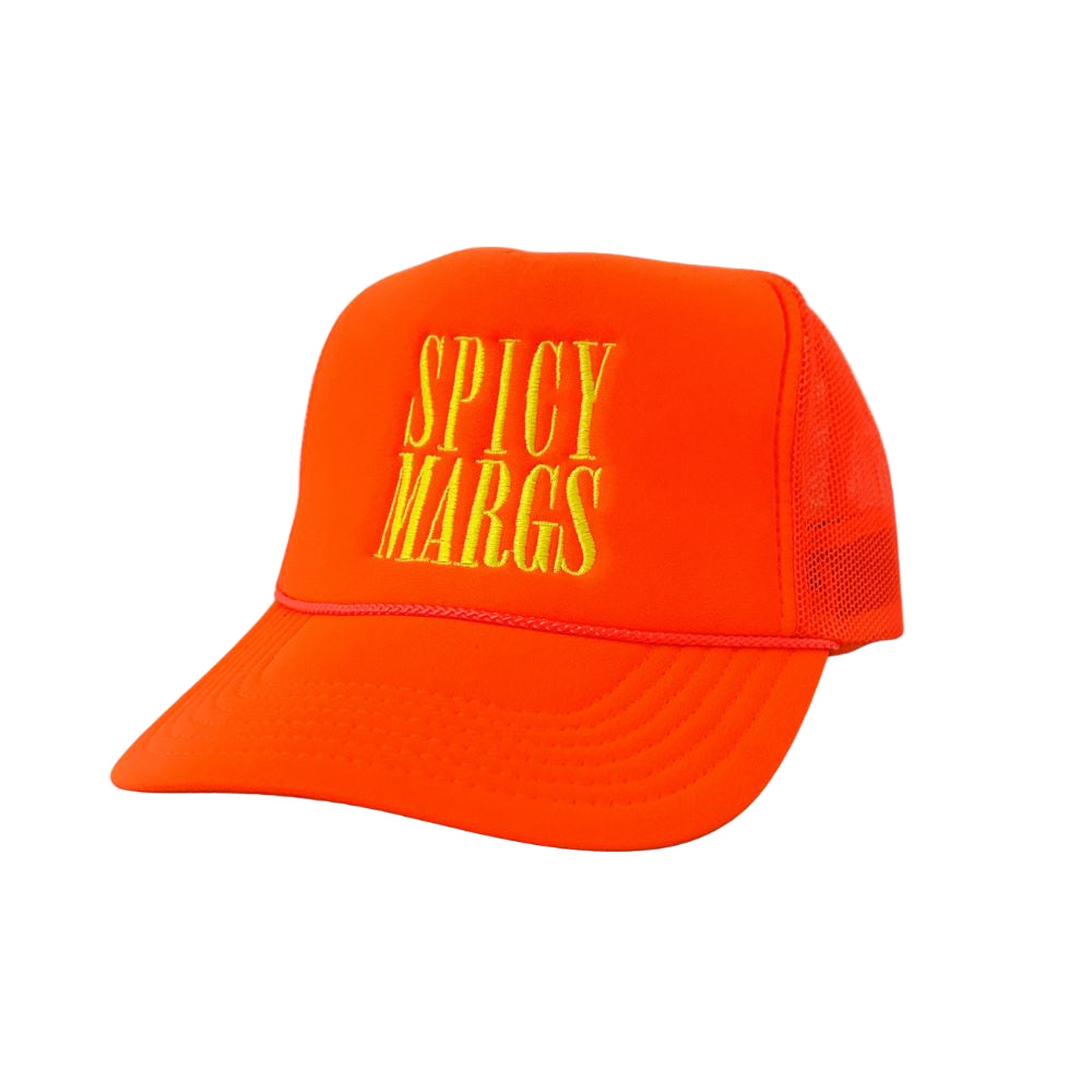 SPICY MARGS ♡ embroidered trucker hat – BFFS & BABES